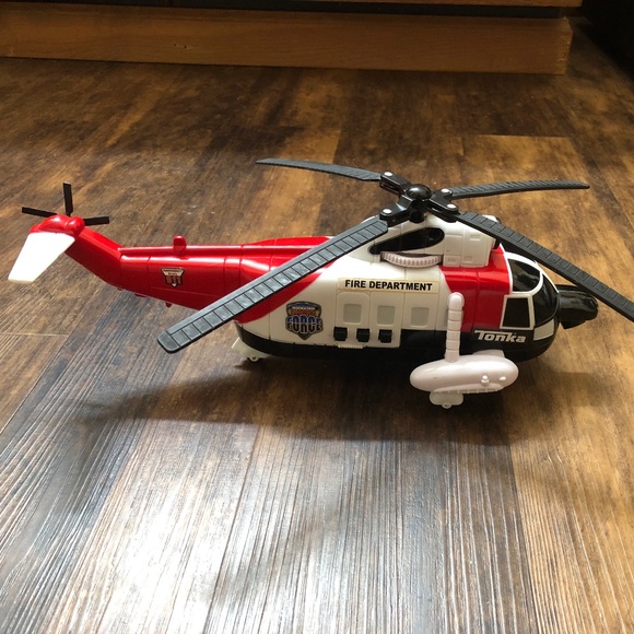 Tonka | Toys | 20 Hasbro Tonka Fire Department Rescue Force Helicopter ...